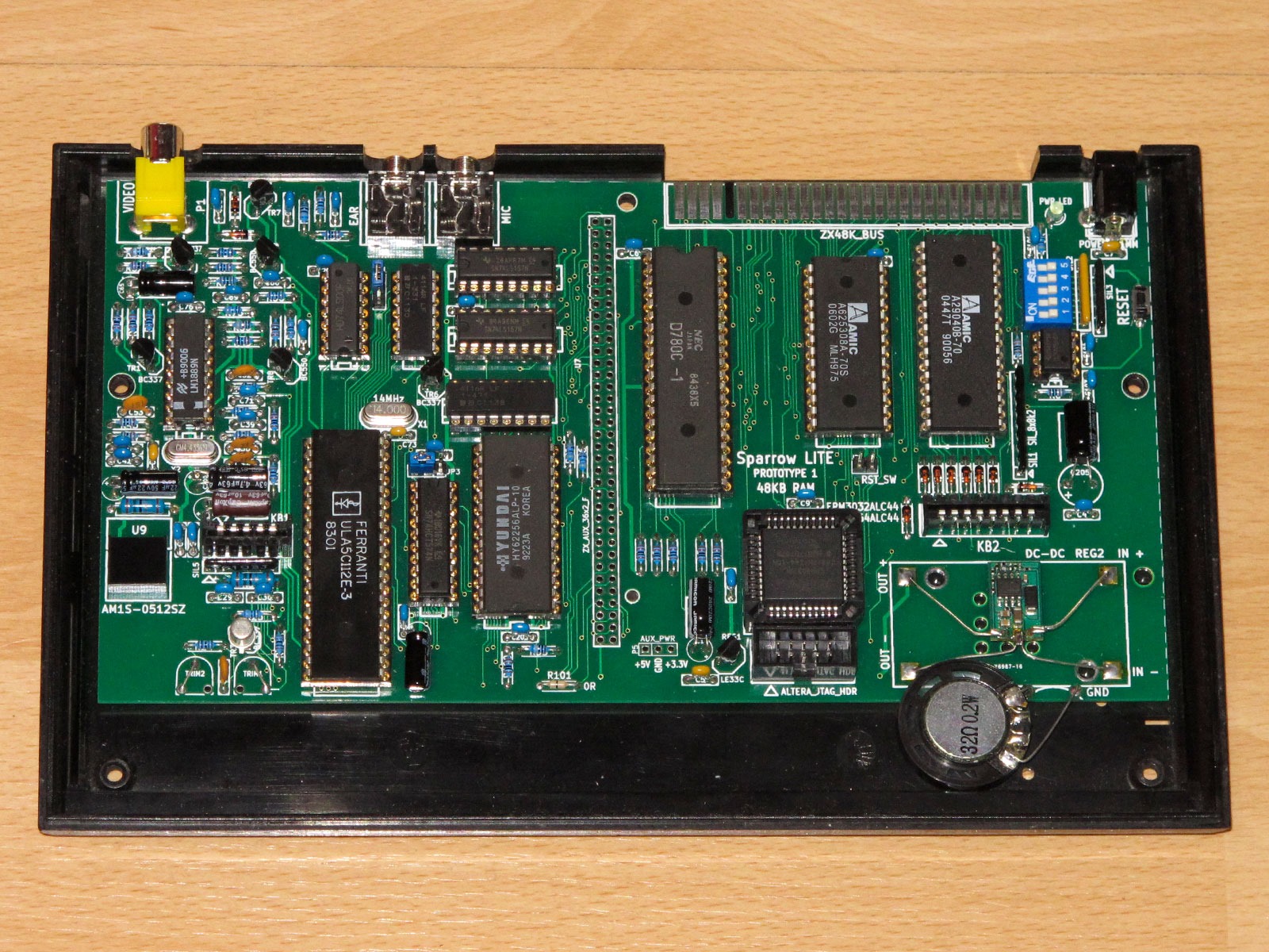 Náhrada desky Sinclair ZX Spectrum 48K – Sparrow LITE | Martinův 8 ...