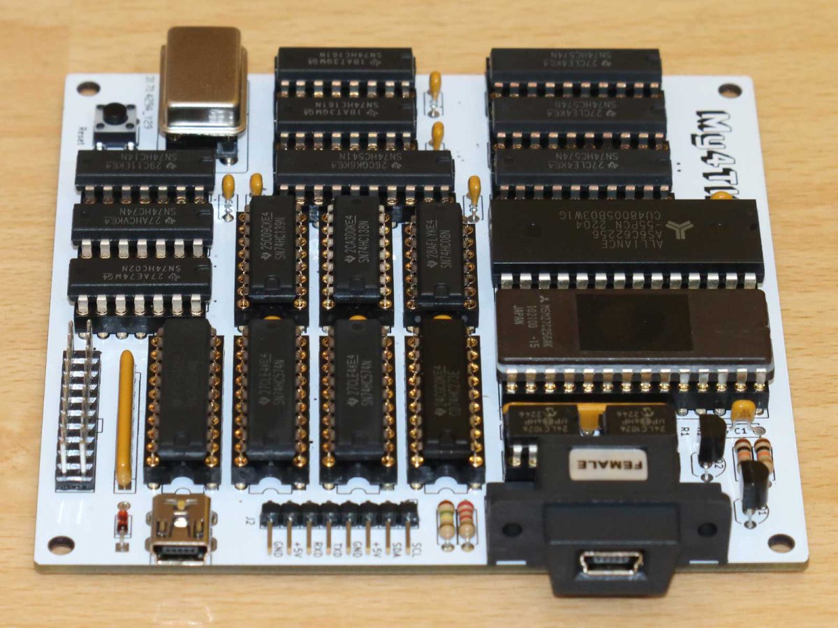 My4TH – jednodeskový FORTH počítač s diskrétním CPU | Martinův 8-bitový ...